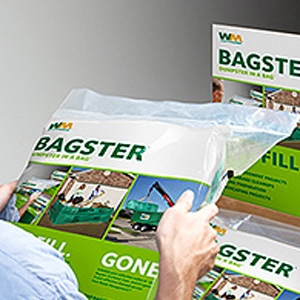 Waste Management Bagster Dumpster in a Bag | Morristown Lumber ...